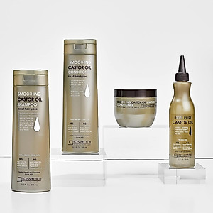 GIOVANNI Smoothing Castor Oil Conditioner â€“ All Hair Types, Moisturize Hair & Scalp, Hydrate & Tame Frizz, Jojoba, Argan Oil, Coconut Oil, Shea Butter, Keratin - 13.5 oz