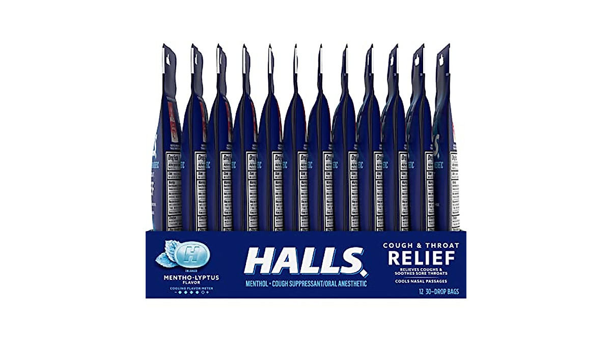 HALLS Relief Mentho-Lyptus Cough Drops - 360 Total Drops