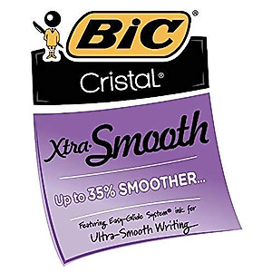 Bic Cristal Xtra-Smooth - 10 + 2 Free - Blue Pens