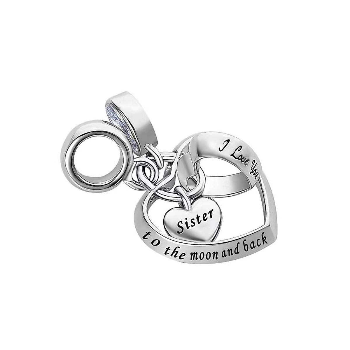 KunBead Big Little Sister Graduation Best Friend Sale Clearance Bead Charms for Bracelets for Women