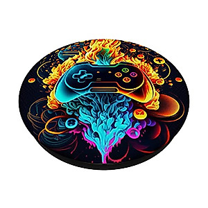 Video Gaming Controller Gamer For A Funny Cool Teen Boy Girl PopSockets Swappable PopGrip