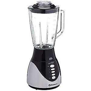 Koblenz LKM-4703 VI 1.5-Liter Kitchen Magic Collection 3 Speed and Pulse Glass Jar Blender, One Size, Black