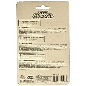 amscan PJ Masks Birthday Candles, Assorted Sizes, Multicolor