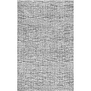 nuLOOM Sherill Abstract Transitional Area Rug, 5x8, Gray