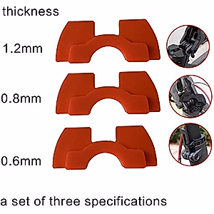 Chuancheng for Xiaomi Mijia M365/M365 Pro M187 Electric Scooter Accessories Pack Set 1 Hook, 1 Rear Fender Support, 1 Dashboard Cover, 3 Rubber, 1 Fender Hook, 1 Cover, 1 Wrench Buckle (Red)