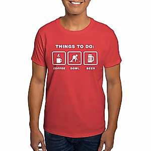 CafePress Lawn Bowl Dark T Shirt Men's Traditional Fit Dark Casual Tshirt Red