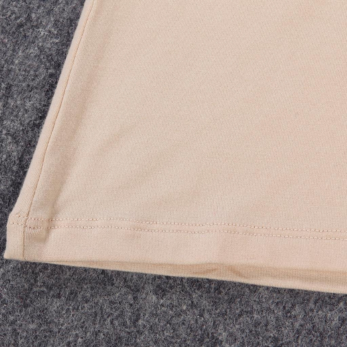 Liang Rou Women's Scoop Neck Long Sleeve Ultrathin Modal Thermal Underwear Shirt/Top Apricot Medium