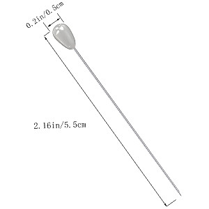 100 Pcs Corsage Pins Teardrop Pearl Pins Sewing Wedding Bouguet Pins for DIY Jewelry Making Sewing Wedding Flower Decorations(2 Inch)