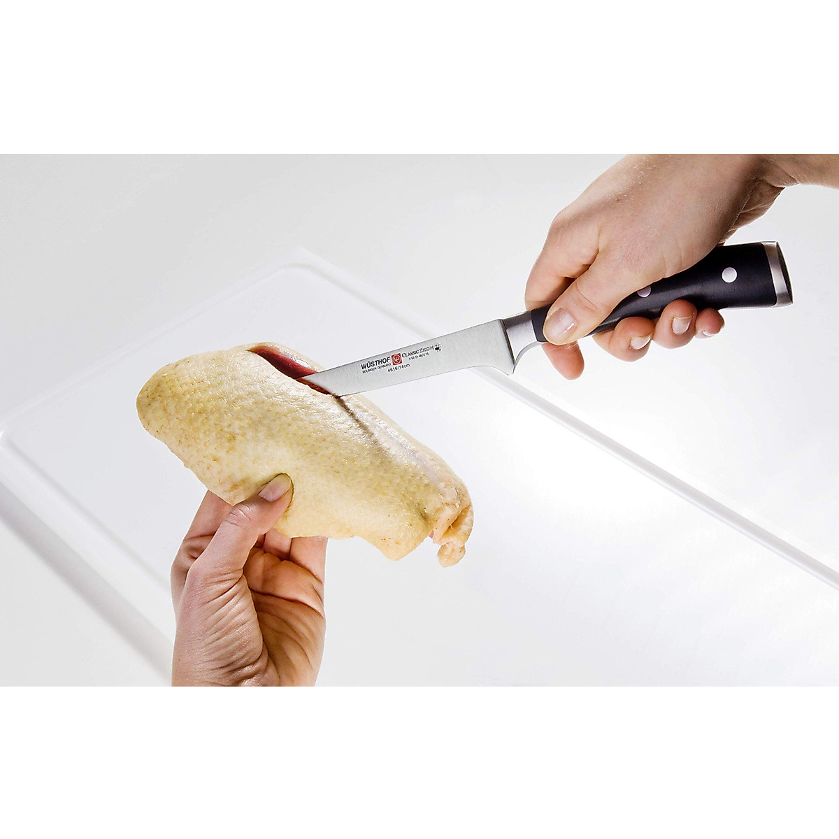 Wusthof Classic IKON Boning Knife, 14 cm, Black, Stainless