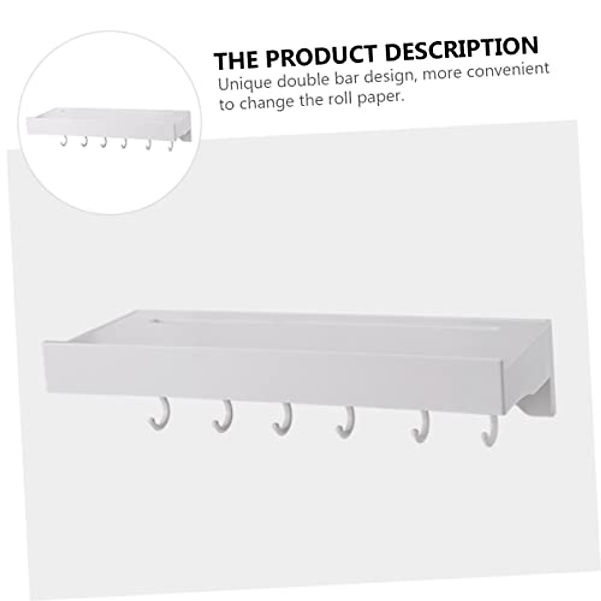 Cabilock 1pc Towel Rack Pendant Tub Shelf Wall Mounted Shelves for Storage Folding Shelf Bathroom Wall Storage Shower Bottle Holder Hanging Shelf Bathroom Kitchen Rack Storage Rack Iron Abs
