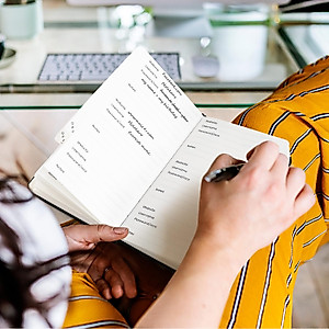 molekaus Password Book with Alphabetical Tabs Small Password Keeper with Extra Password Space to Change Password. Password Notebook for Home or Office for Internet Log In, 6.1*3.7in black small