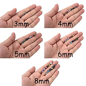 Top Plaza 12 Pairs Stud Earrings Set for Women 316L Surgical Hypoallergenic Stainless Steel Earrings Birthstone CZ Cubic Zirconia Stud Earrings for Women - 3mm