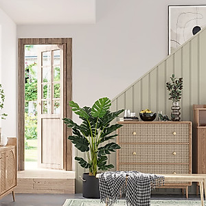 VIAGDO Artificial Monstera Deliciosa Plant 43in Tall 11 Decorative Split Leaves Plant Faux Swiss Cheese Plant Fake Tropical Monstera Palm Tree for Home Office Living Room Garden Floor Decor, 2Pack