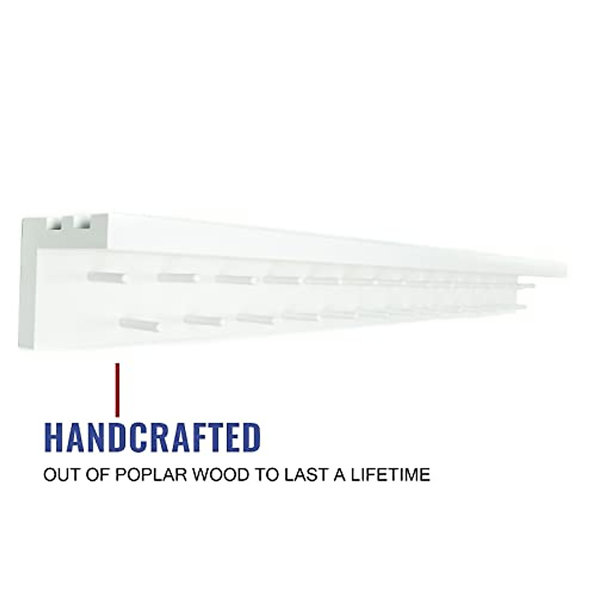 3ft Medal Awards Rack Premier Trophy Shelf- Trophy, Plaque and Medal Display (White)