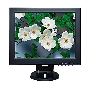 iChawk 12.1" inch Display 800x600 4:3 Positive Screen VGA VESA 75x75mm Portable Wall-mounted Base Desktop POS Ordering Machine PC Monitor LCD Screen Display For Industrial Medical Equipment W121PN-271