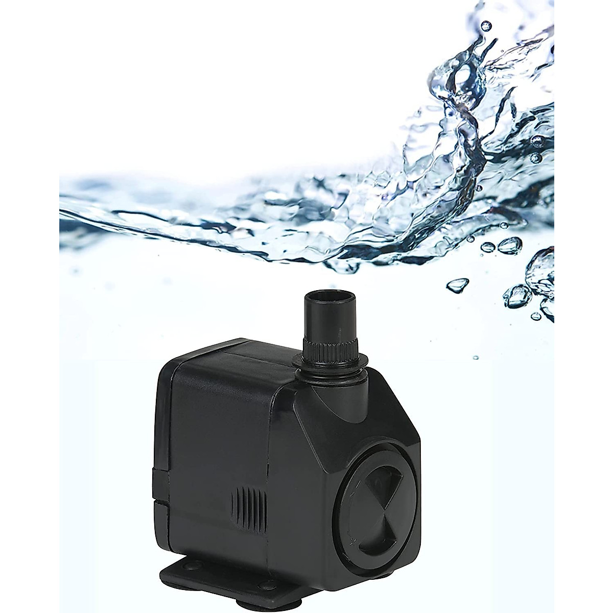 Little Giant PES-290-PW 115-Volt, 300 GPH Magnetic Drive Fountain/Pond Pump with 6-Ft. Cord, Black, 566717