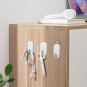 Diesisa Animal Key Holder for Wall, Adhesive Wall Hooks Hanger Decoration No Drilling for Keys, Coat, Bags, Towels - 6 Pack