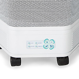Amaircare 3000 HEPA Air Purifier, Pre, Post Filters, Pure White