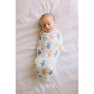 Large Premium Knit Baby Swaddle Receiving Blanket "Max" by Copper Pearl