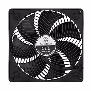Silverstone Air Penetrator AP183 180mm PWM Computer Case Fan 400~1500RPM Dual Ball Bearing with 32mm Thickness, SST-AP183