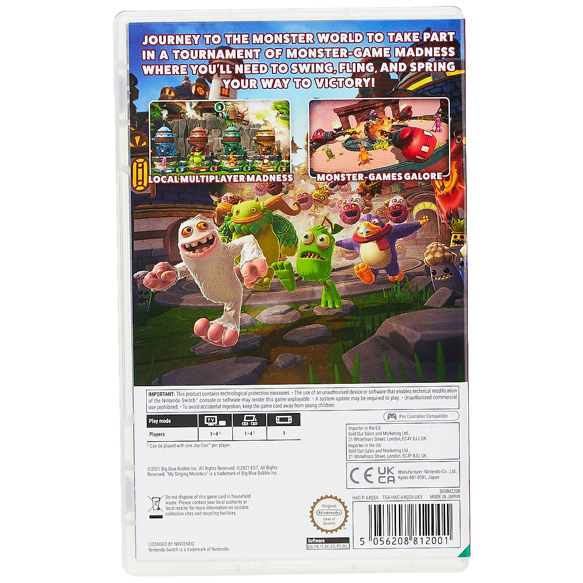 My Singing Monsters Playground (Nintendo Switch)