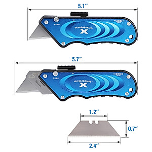 Olympia Tools Turboknife X Utility Knife 33-134, Blue