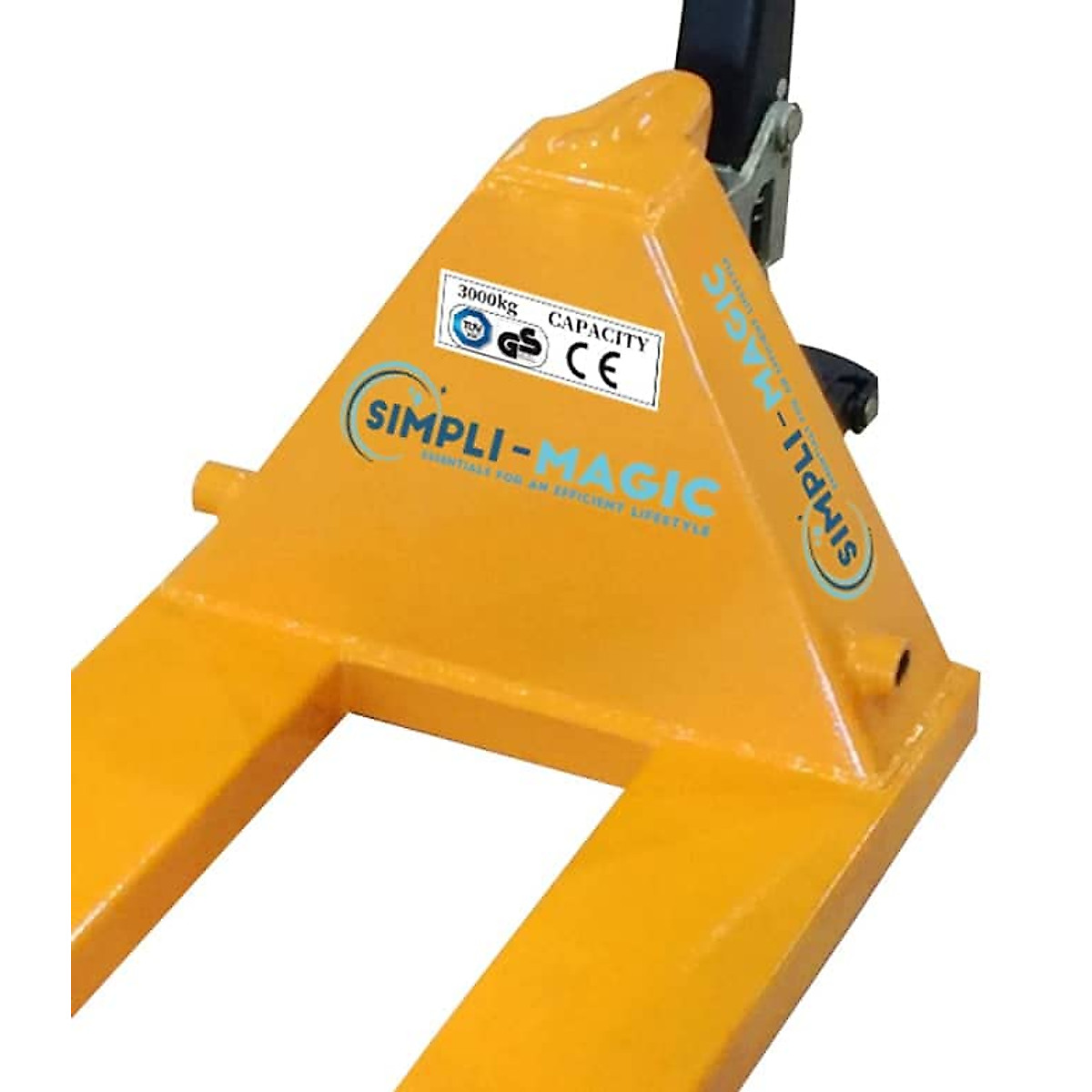 Simpli-Magic 79505 Jack, 6,000 LB Capacity Pallet Truck, Yellow
