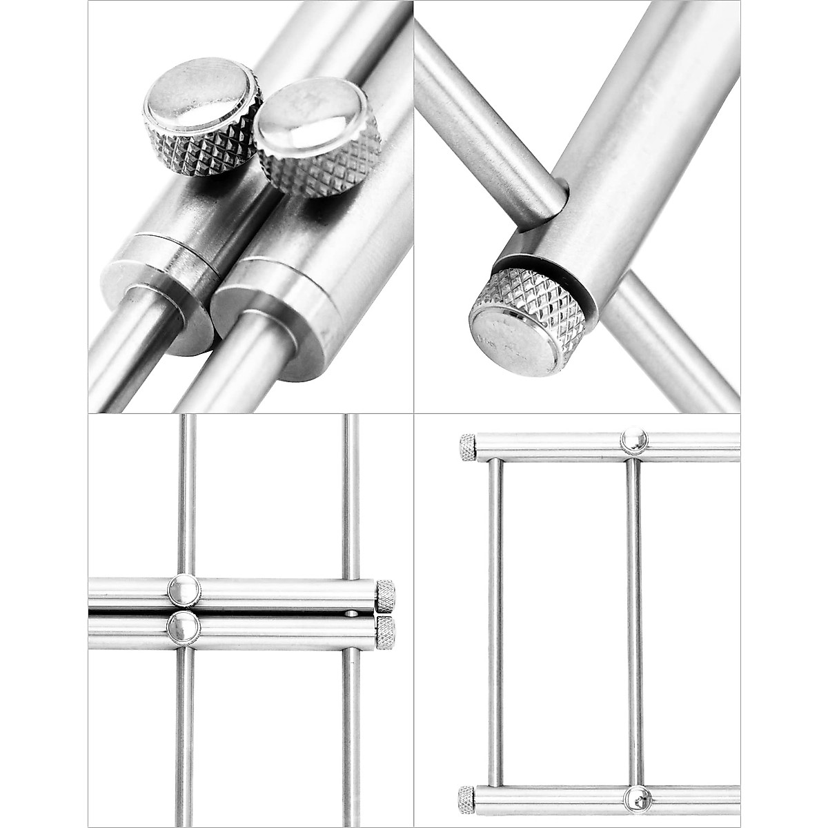 QWORK Camera Lens Openning Repairing Tool Kit, DSLR Camera Tool Set, 3/8" to 3-15/16" Lens Repair Set, Anti-Magnetic 3 Tips, 6 Screws and 2 Hexagon Wrench for Canon Nikon Sony Olympus Camera