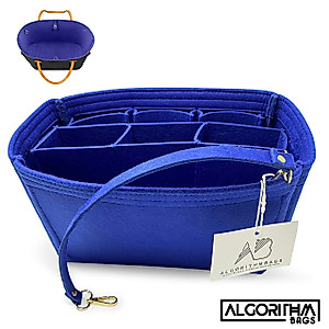 AlgorithmBags design for Louis Vuitton LV Neverfull MM Luxury Purse Organizer Insert Bag Shaper Liner Divider Protector (Safran)