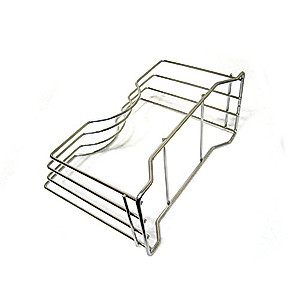 Stainless Steel Wire Chopping Board Holder Cutting Board Rack Kitchen Organizer