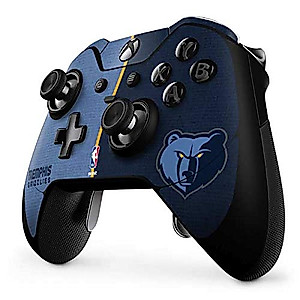 Skinit Decal Gaming Skin Compatible with Xbox One Elite Controller - Officially Licensed NBA Memphis Grizzlies Canvas Design