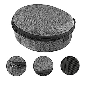 Kingshion Hard Headphone Case Compatible with Skullcandy Crusher Evo, Crusher ANC, Crusher 360, Hesh3 Wireless, Travel Carrying Bag for Venue Wireless ANC (Dark Grey)