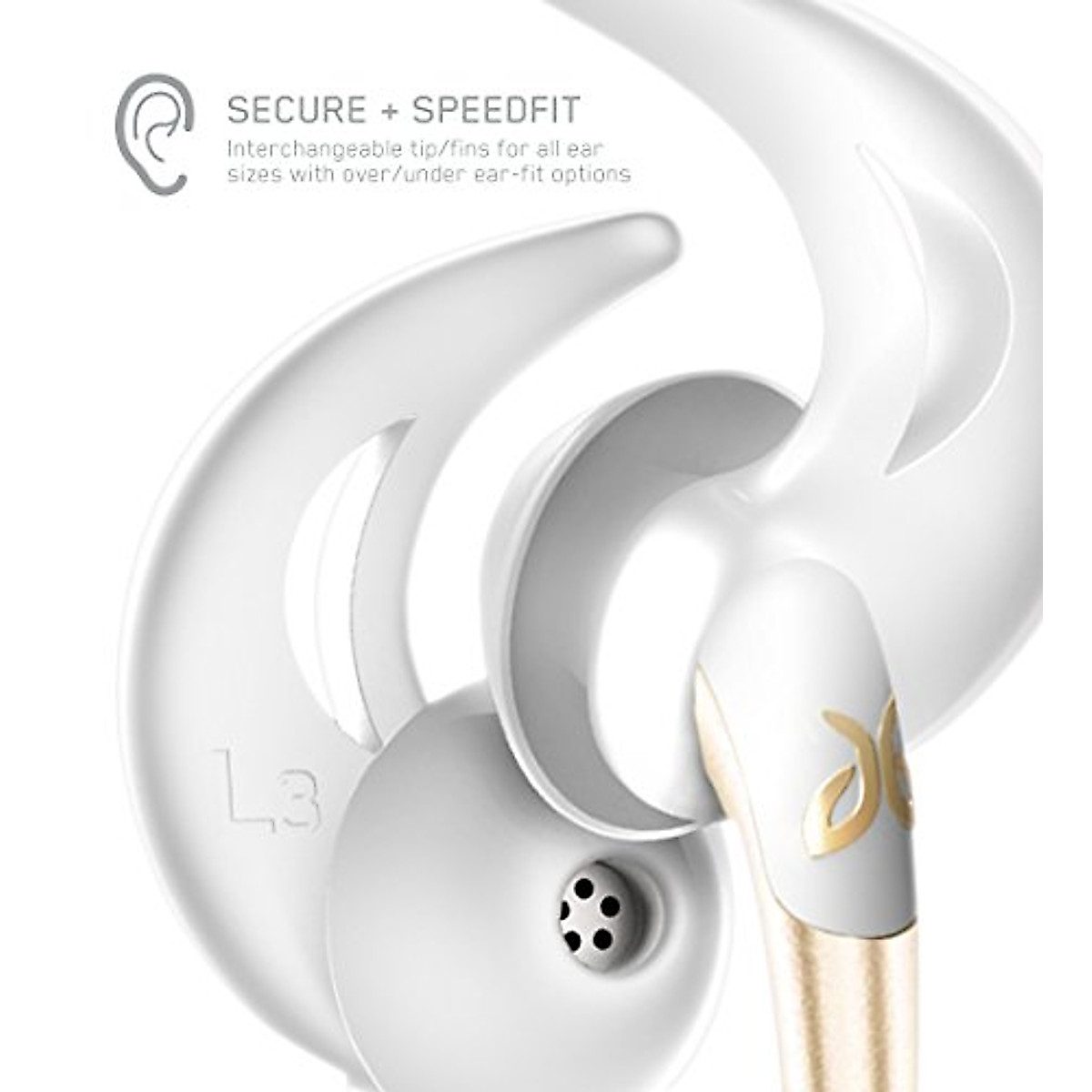 Jaybird FREEDOM 2 In-Ear Wireless Bluetooth Sport Headphones with SpeedFit – Tough All-Metal Design – Gold