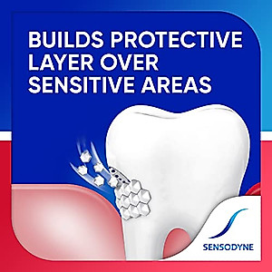 Sensodyne Sensitivity & Gum Whitening Toothpaste, Toothpaste for Sensitive Teeth & Gum Problems, 3.4 Ounces (Pack of 3)