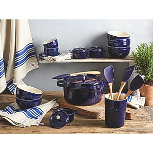 STAUB Ceramics Universal Bowl, 6.5-inch, Dark Blue, 1 Count (Pack of 1)