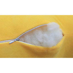 Vickstco The Lazy Cute Egg Soft Long Throw Sleeping Pillow Lifelike Cartoon Pillows Home Decor