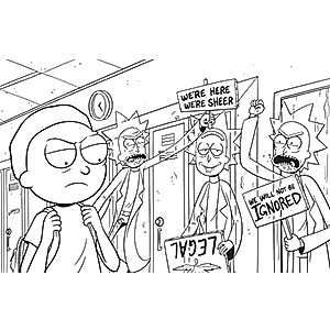 Rick and Morty: The Official Coloring Book: Sometimes Science is More Art Than Science