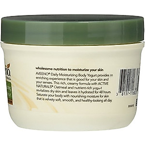 Aveeno Active Naturals Daily Moisturizing Body Yogurt Moisturizer, Vanilla And Oats, 7oz,