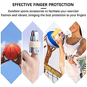 FULANDL 40PCS Finger Sleeves, Thumb Splint Brace Support Elastic Compression Protector for Sports, Perfect for Relieving Pain Calluses Arthritis Knuckle (black)