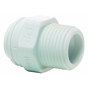 Ideal H2O JG Quick Connect Fitting - 3/8 in to 3/8 in NPTF - White (10/Bag)