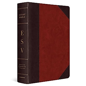 ESV Study Bible, Large Print (TruTone, Brown/Cordovan, Portfolio Design)