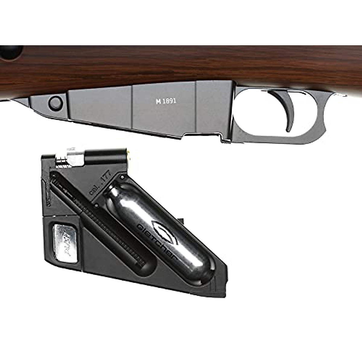 Gletcher M1891 (Mosin Nagant Obrez) .177 CO2 Air Riffle
