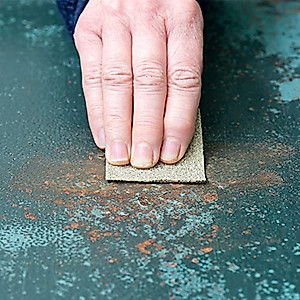 Fandeli | Multi-Purpose Sandpaper | 60 Grit | 25 Sheets of 9'' x 11'' | Metal and Wood Sandpaper | Wall Sandpaper | Hand Sanding | Orbital Sanders