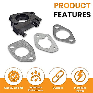 AlveyTech Carburetor Gasket Kit with Spacer for 13 HP GX390 Engines