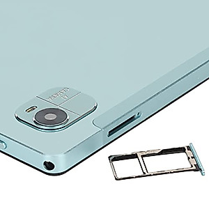 Airshi 10.1in Tablet, Smart Call Tablet Octa Core Processor 1920x1200 Resolution for Studying for Entertainment (Green)