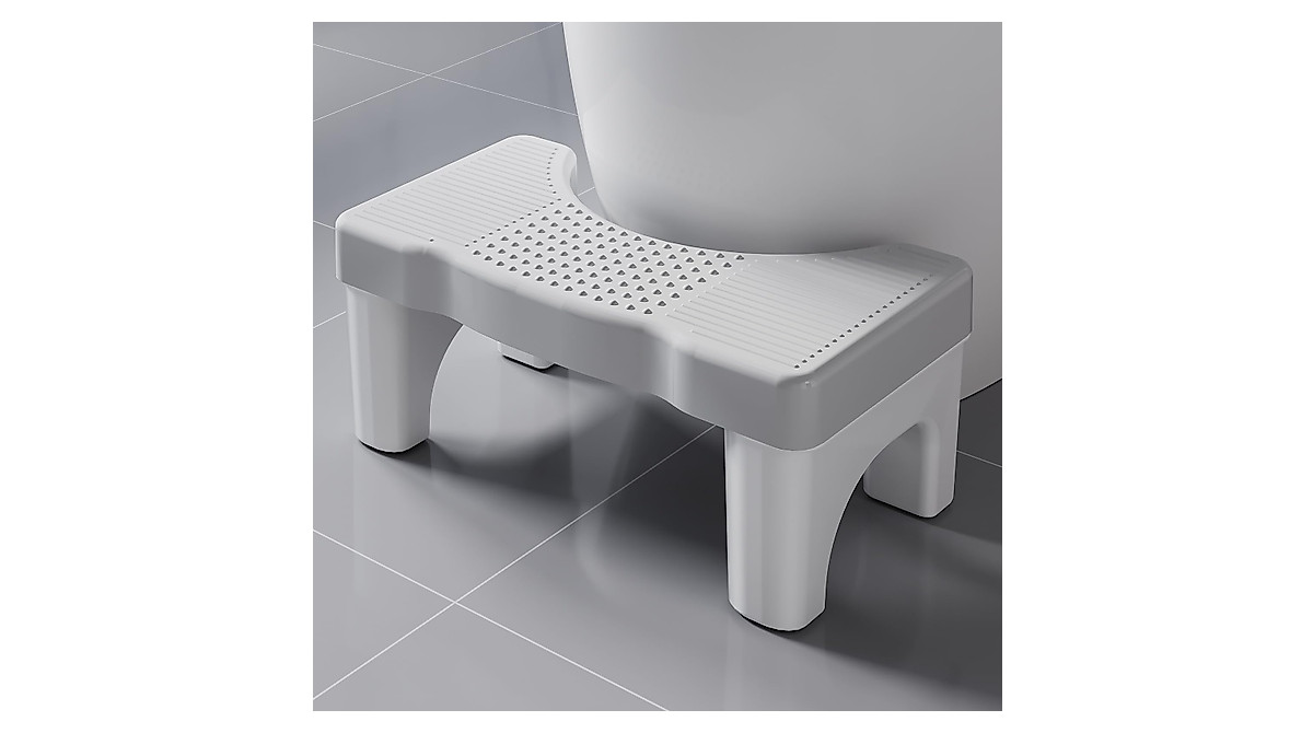 Toilet Stool Poop Stool for Squatting Posture, Portable Plastic Potty ...