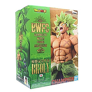 Banpresto 39945 Dragon Ball Super BWFC 2 Champion Special Broly Figure, Multiple Colors