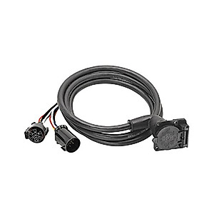 Bargman 51-97-410 Adapter (90 Degree 7-Way Fifth Wheel Harness Assembly with 9' Cable)