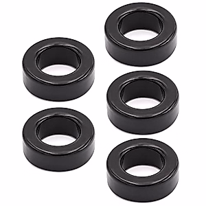Taigoehua 5pcs (Black) 42X24X16mm Toroid Core,Ferrite Rings Toroid core Iron