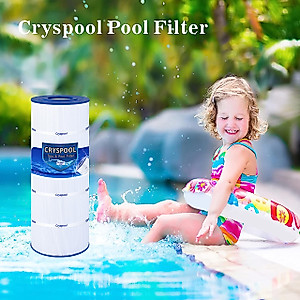 Cryspool CP-08055 Pool Filter Compatible with C1200, CX1200RE, PA120, Unicel C-8412, Filbur FC-1293, Waterway Clearwater II 125, 817-0125N,120 Sq. Ft, 1 Pack